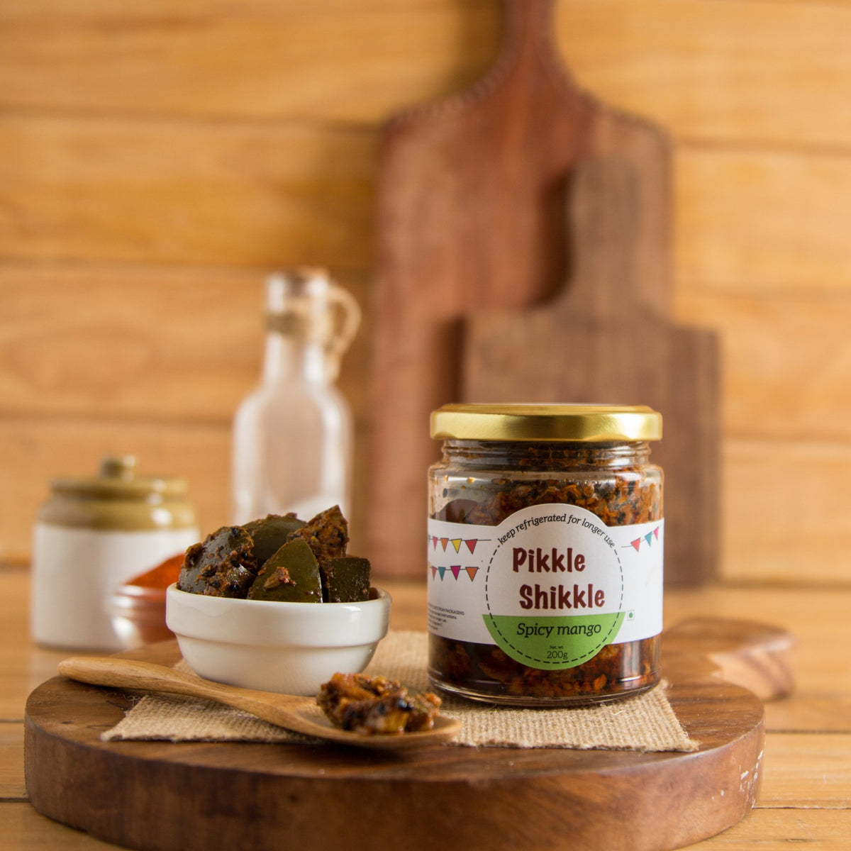 Spicy Mango Pickle - 200 gms – Pikkle Shikkle